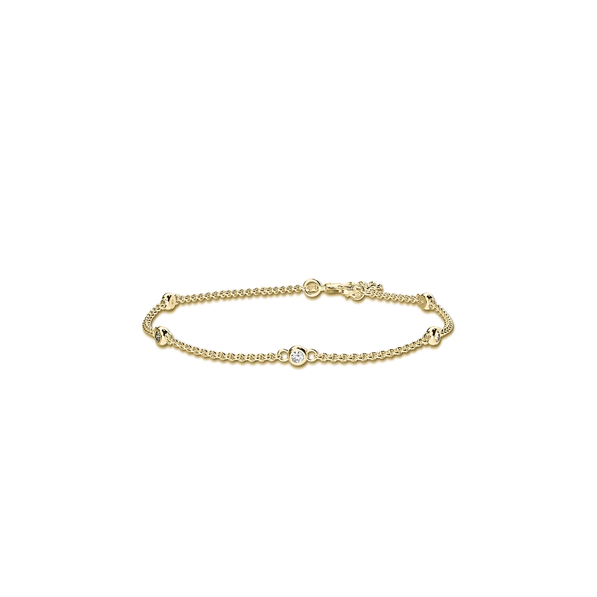 Classic Bezel Diamond Bracelet | PASCAL