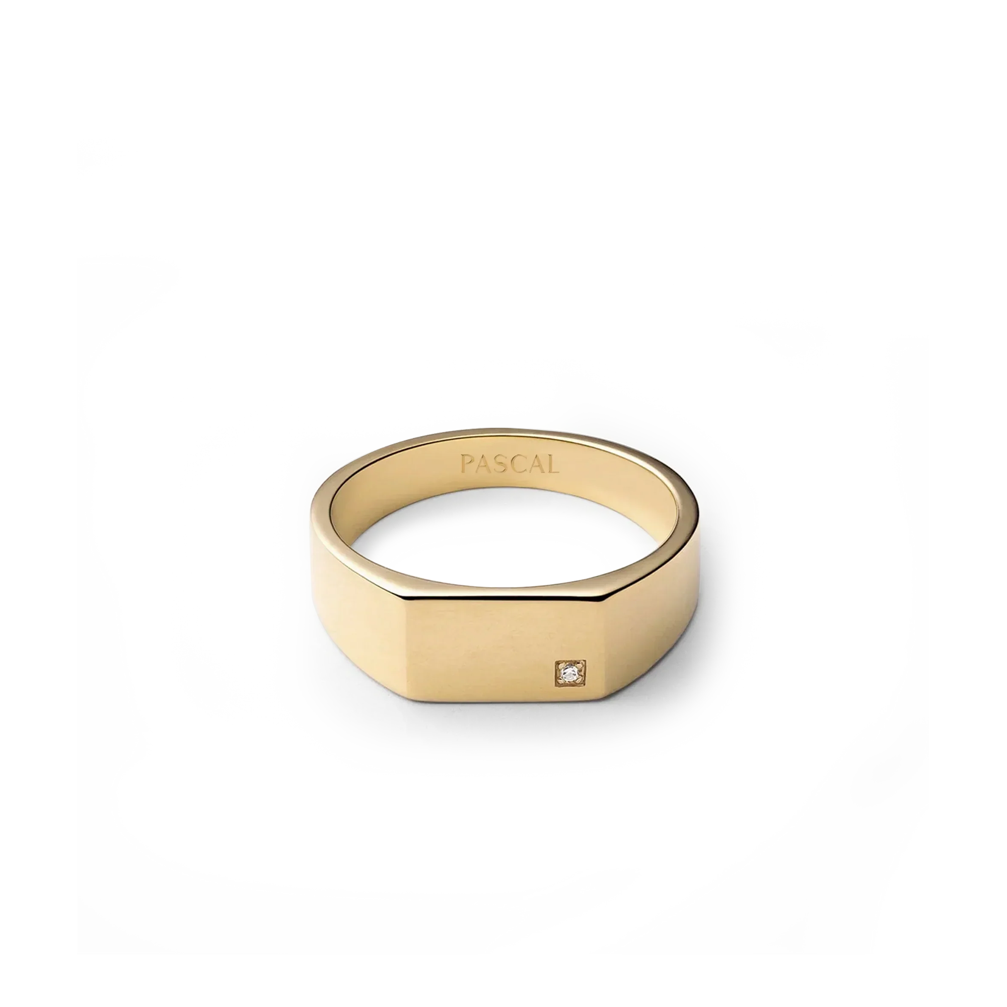 PASCAL | ANILLO DE SELLO GEOMÉTRICO