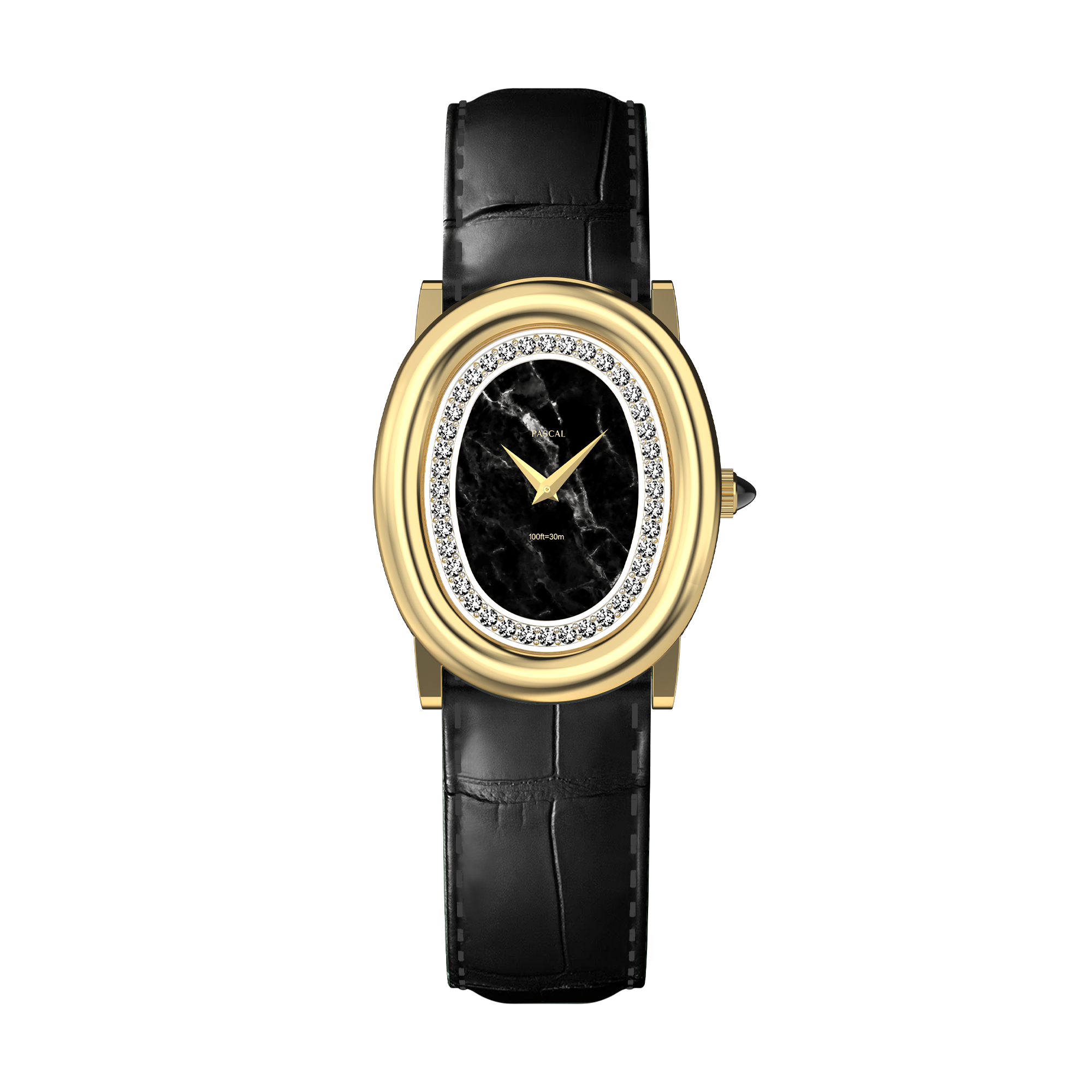 PASCAL | OVAL ROYALE DIAMOND WATCH (24MM X 30MM)
