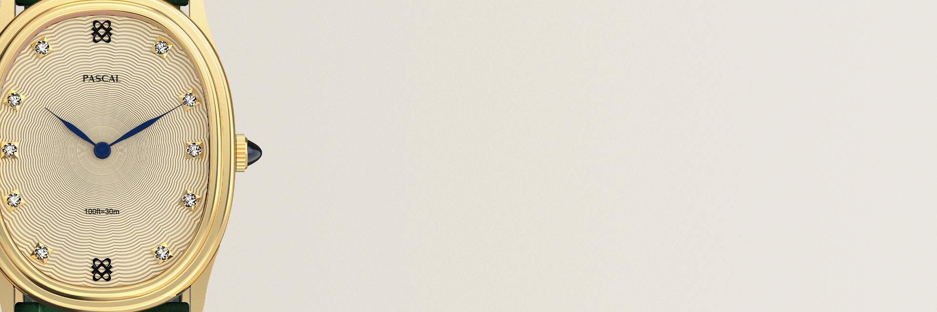 Oval Diamond Watches | PASCAL