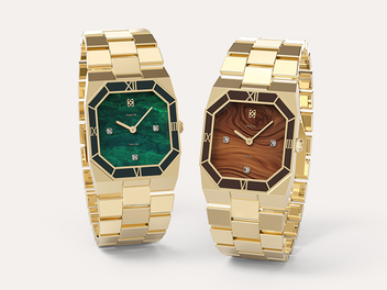 Octagonal Watches: Diamond | PASCAL