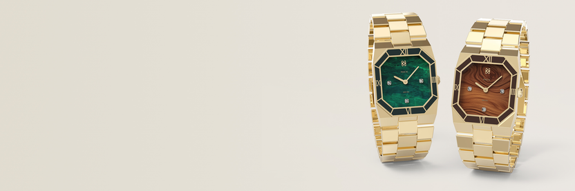 Octagonal Watches: Diamond | PASCAL