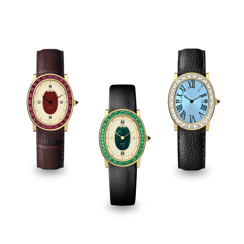 Oval Halo Diamond Watch | PASCAL