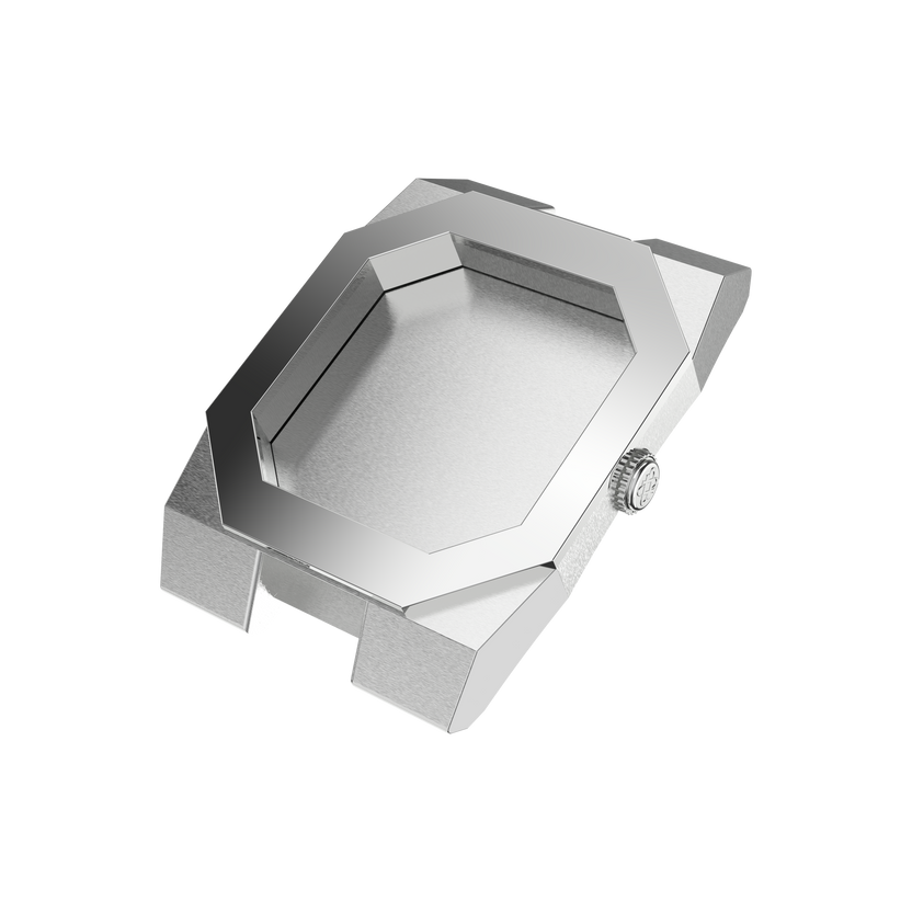 Octagonal Enamel Diamond Watch | PASCAL