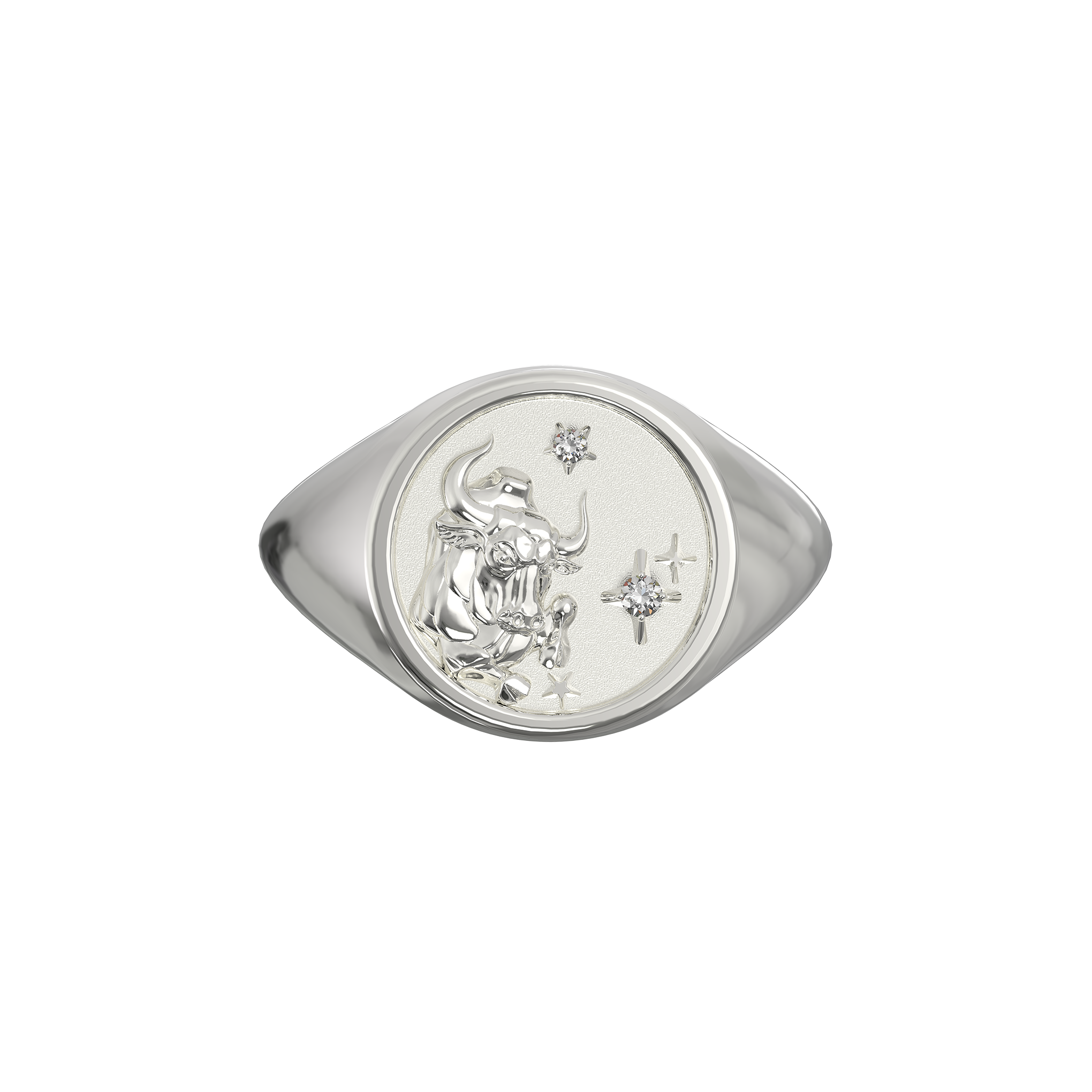 Taurus Small Signet Ring | PASCAL