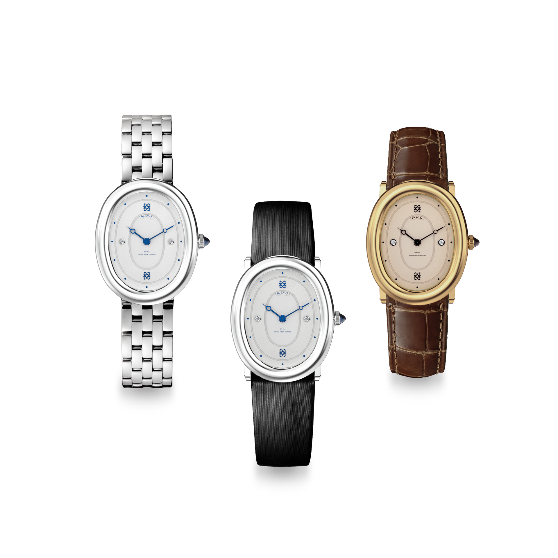 PASCAL | OVAL BUBBLE DIAMOND WATCH