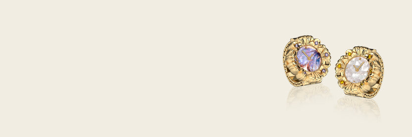 Baroque & Sofia Prism Watch Rings | PASCAL