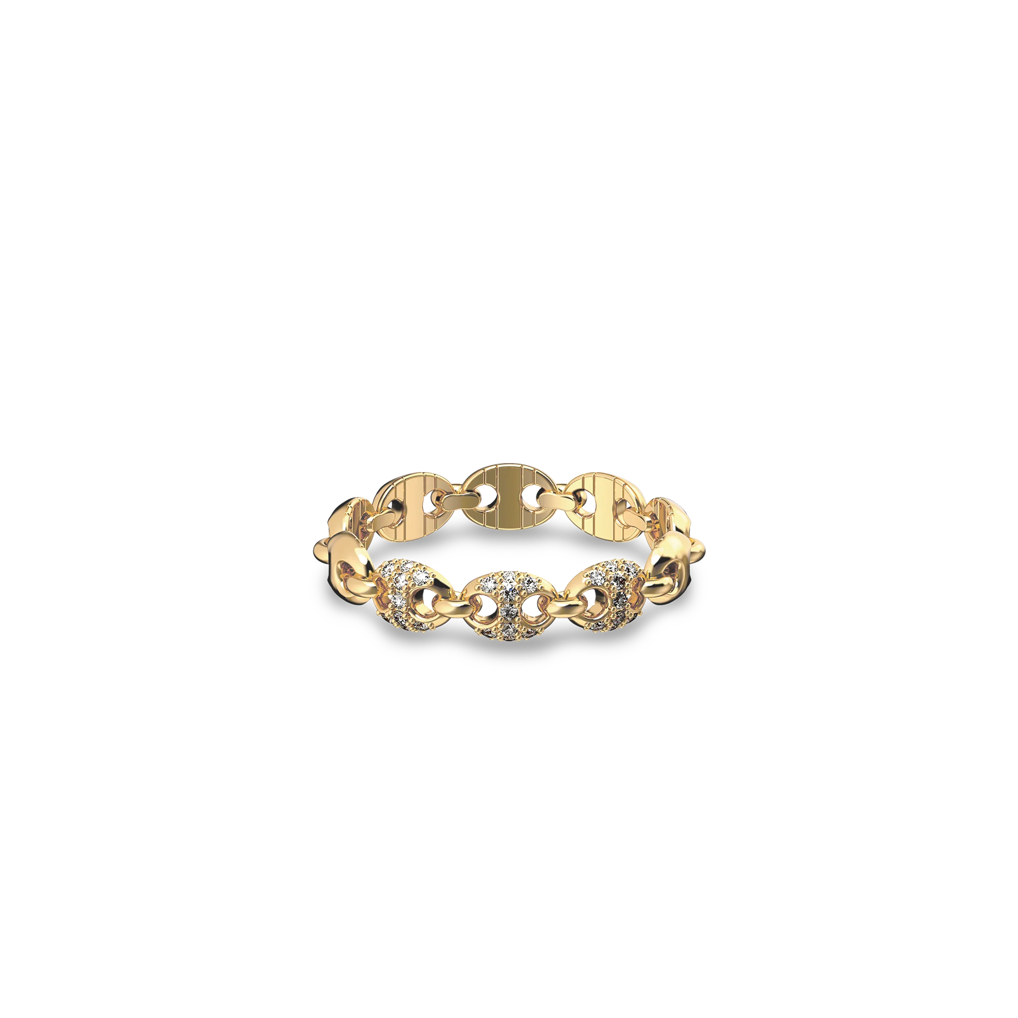 PASCAL | 'HORSEBIT' DIAMOND ETERNITY RING