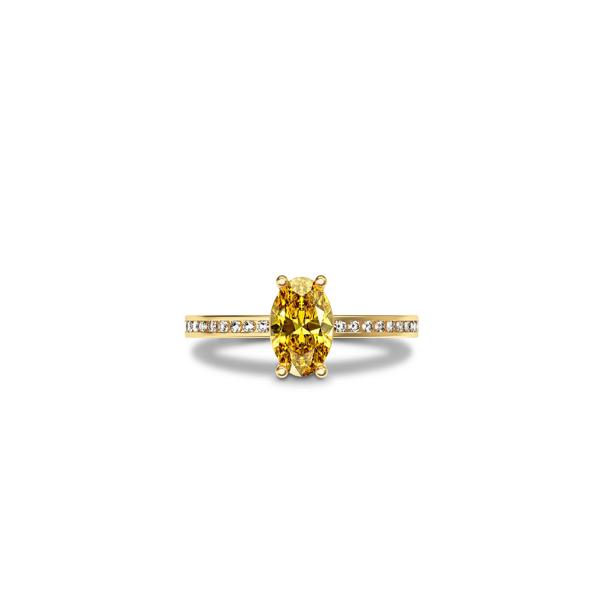 PASCAL | 1CT ETERNITY YELLOW DIAMOND RING