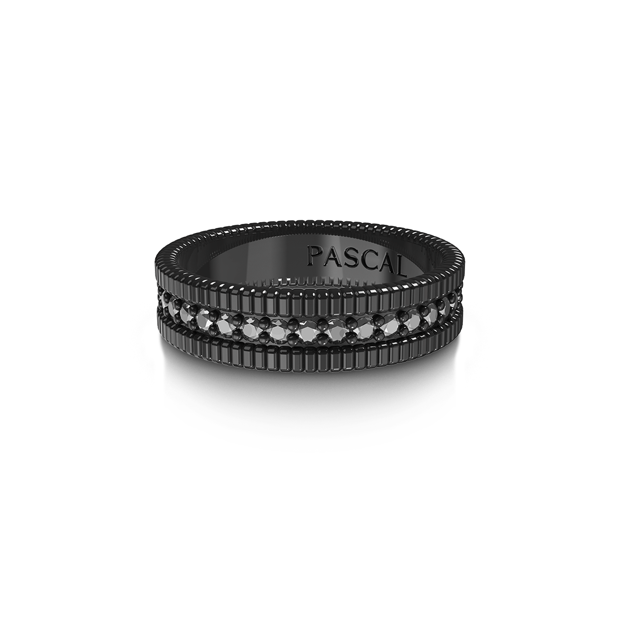 PASCAL | CLASSIC BLACK DIAMOND BAND RING