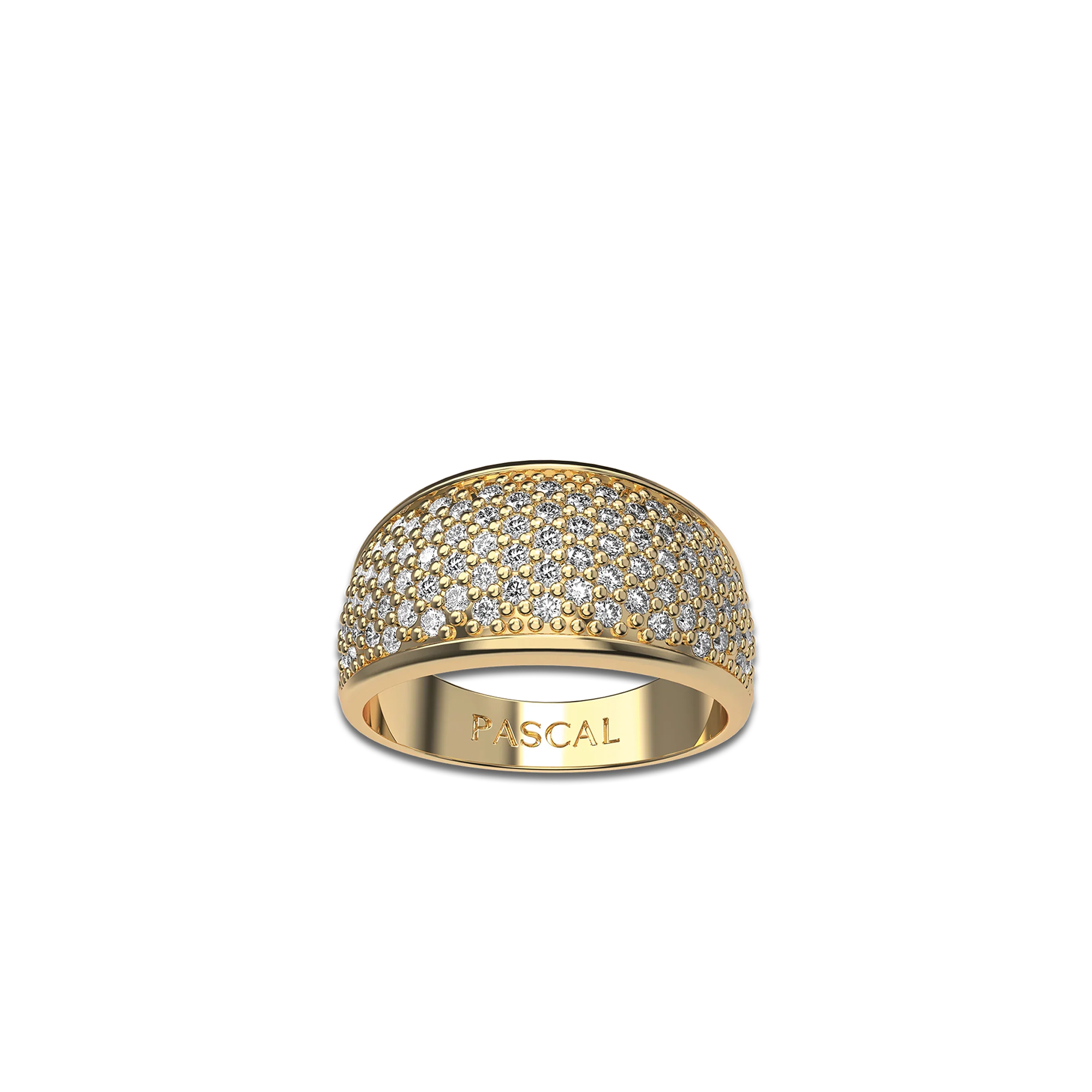 PASCAL | CLASSIC PAVÉ DIAMOND DOME RING