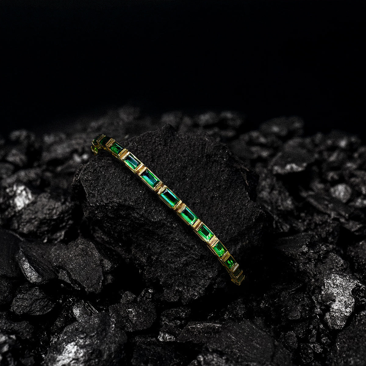 Lab Grown Diamond Bracelets: Tennis, Eternity, Silver, Green, Orange, Gold, Black, Bangle ...