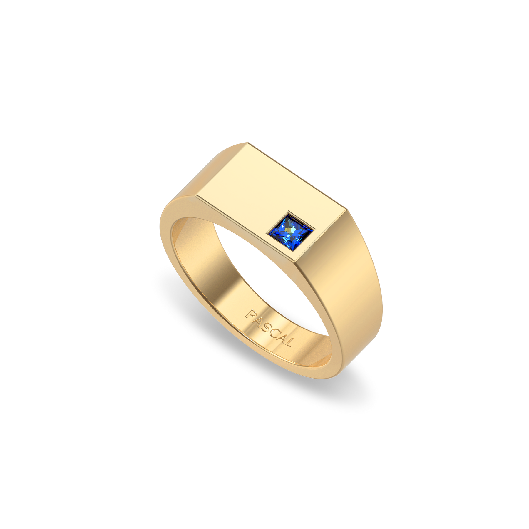 PASCAL | GEO GEMSTONE SIGNET RING