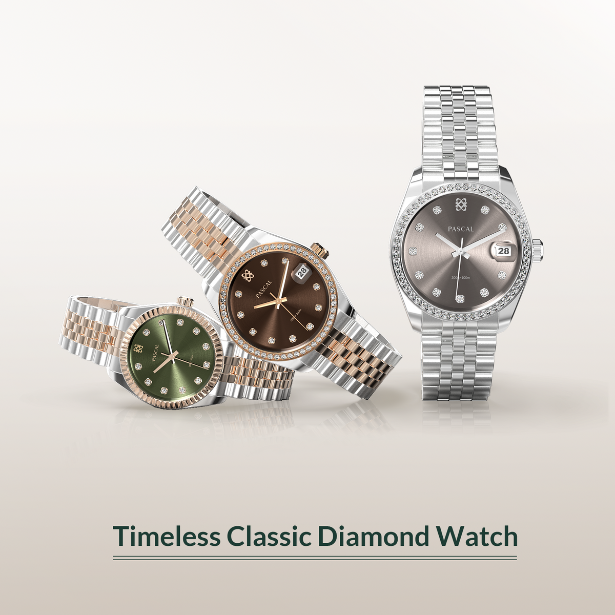 PASCAL | OCTAGONAL CLASSIC DIAMOND WATCH
