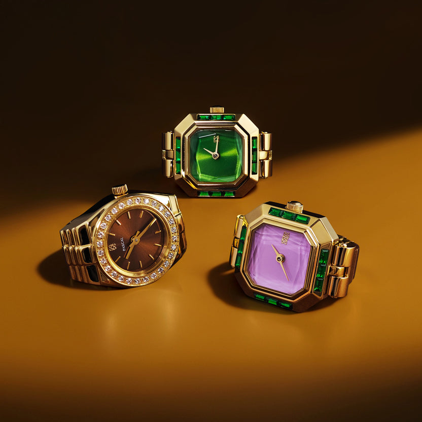 All Diamond Watches: Ring & Wrist | PASCAL